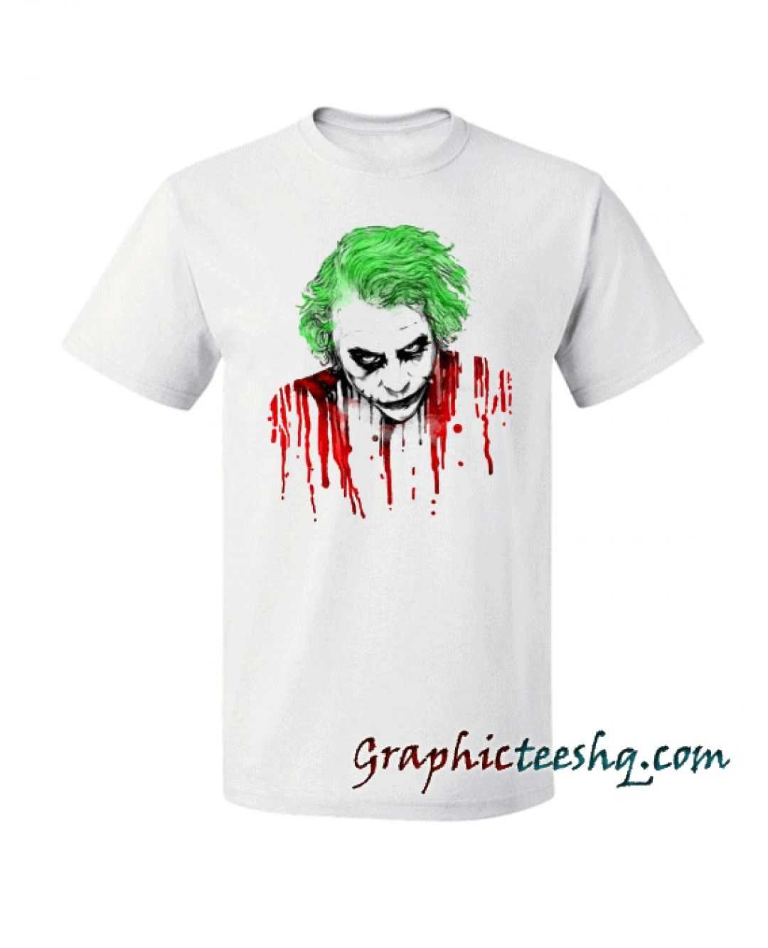 Joker tee shirt for adult men and women. It feels soft