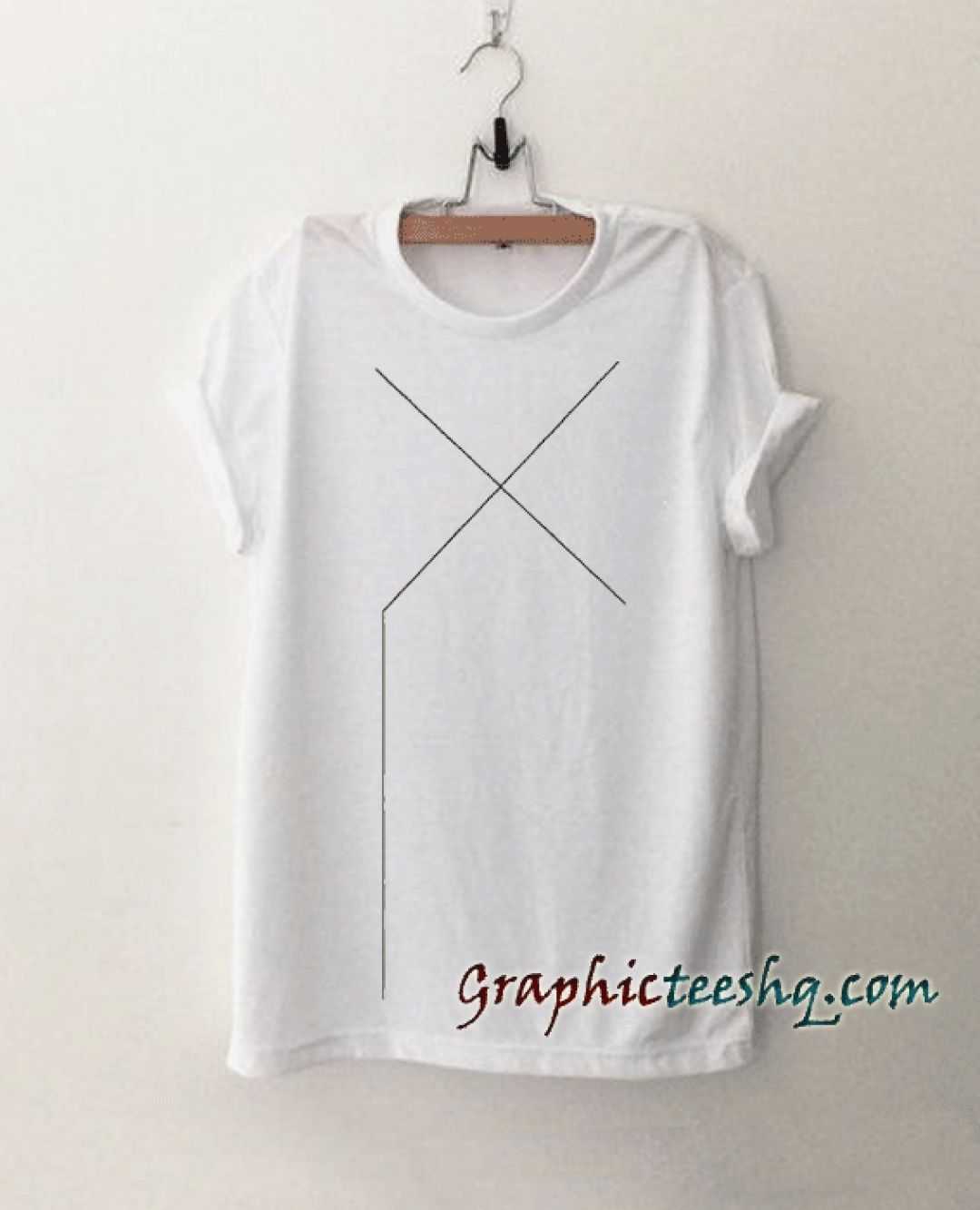 Minimalist Graphic tee shirt for adult men and women. It feels soft