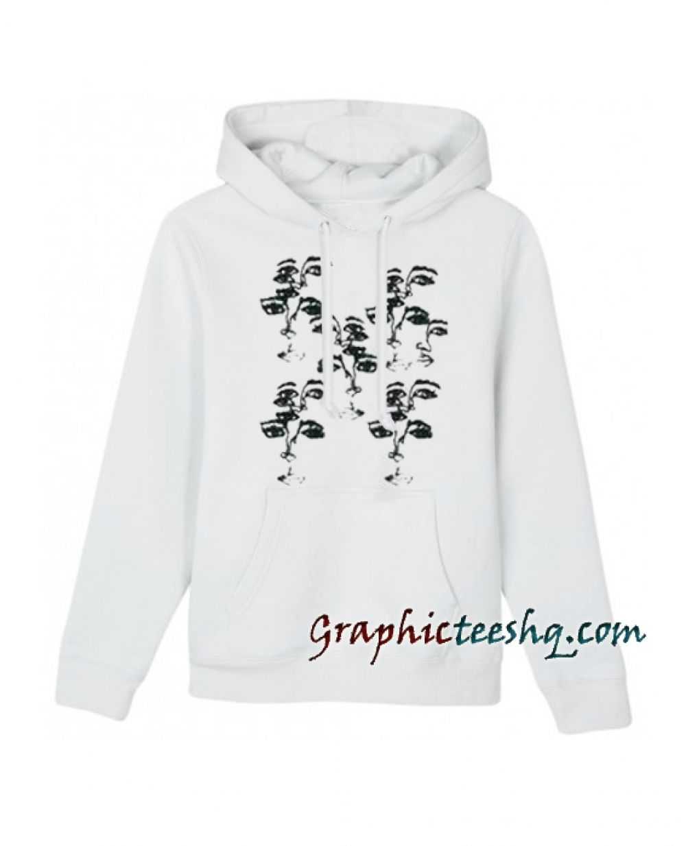 Face Print Hoodie is best Cheap Graphic Tee Shirts
