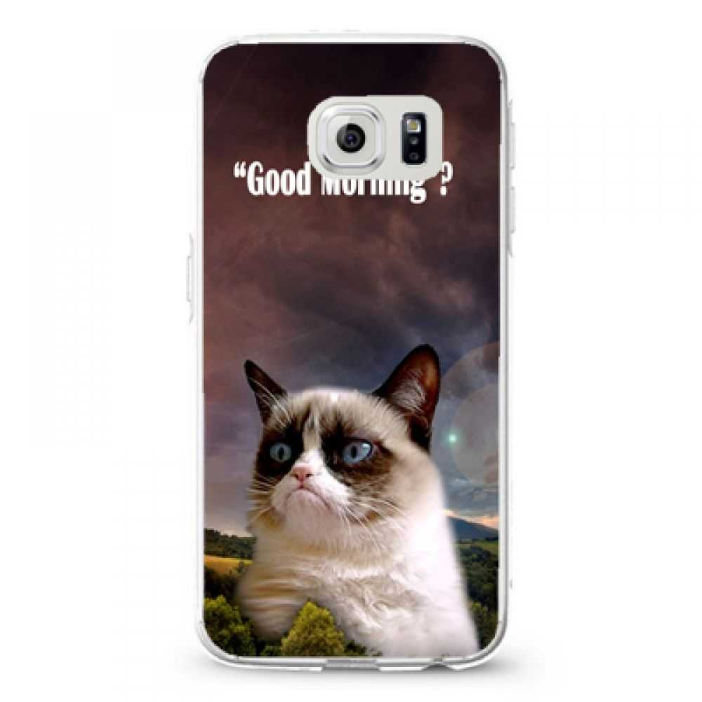 Grumpy cat good morning Design Cases iPhone, iPod, Samsung Galaxy