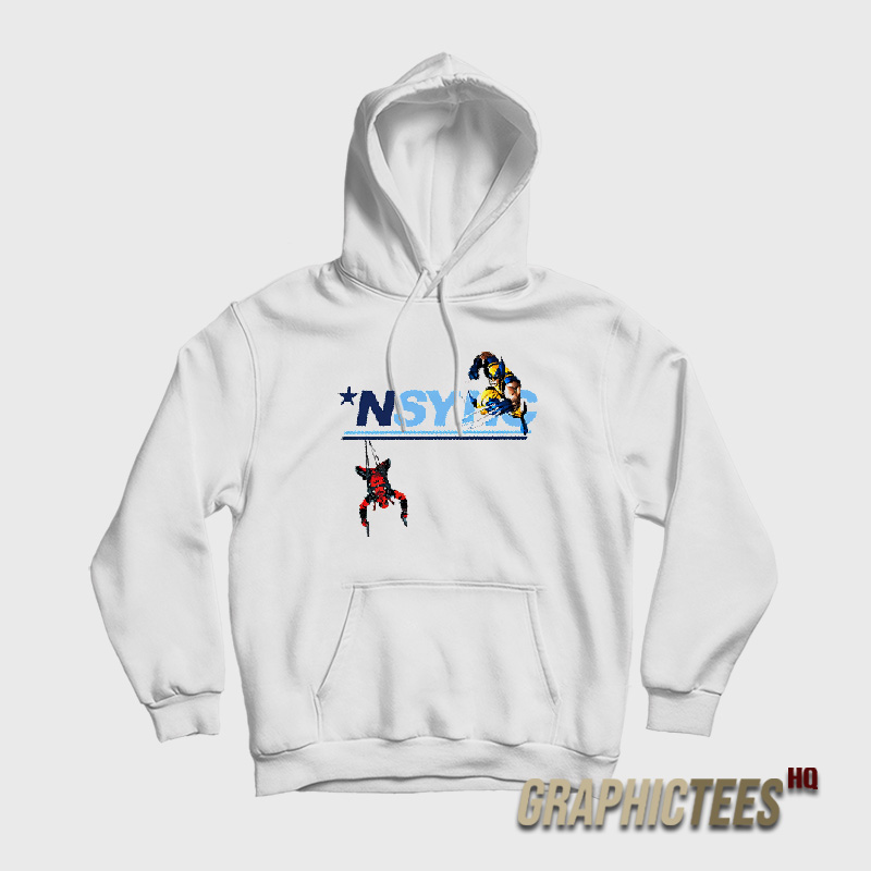 NSYNC Deadpool Wolverine Hoodie On Sale Graphicteeshq.com